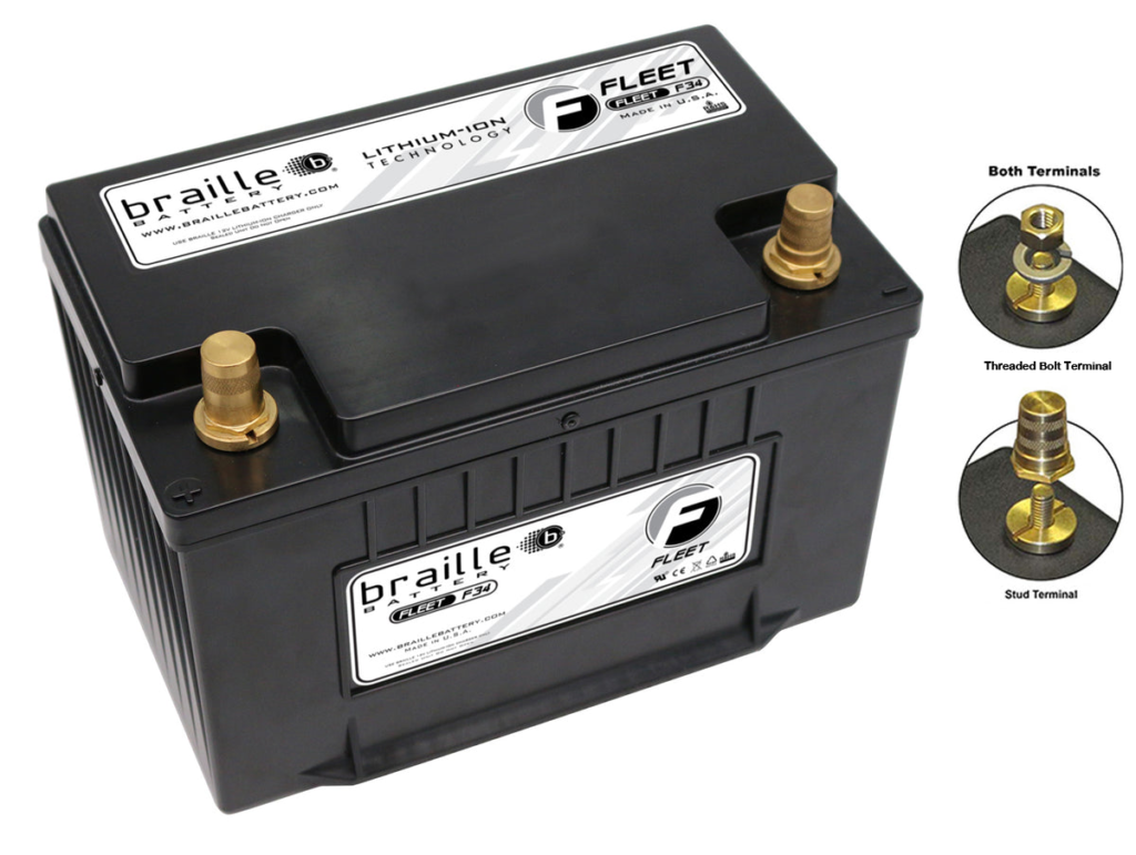 F34 Lithium "FleetLite” Group 34 High Capacity & Starting 12 Volt ...